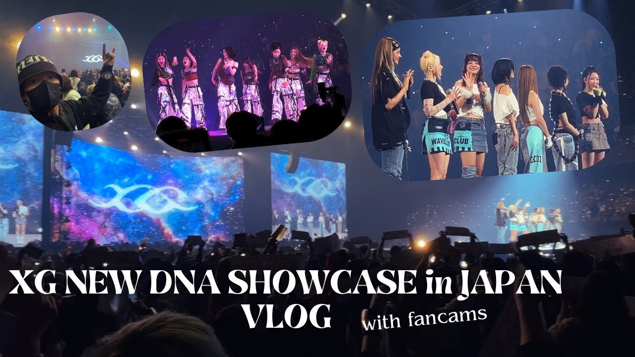 ALPHAZ’s FIRST TIME Watching XG Perform LIVE! XG NEW DNA SHOWCASE in JAPAN VLOG ...