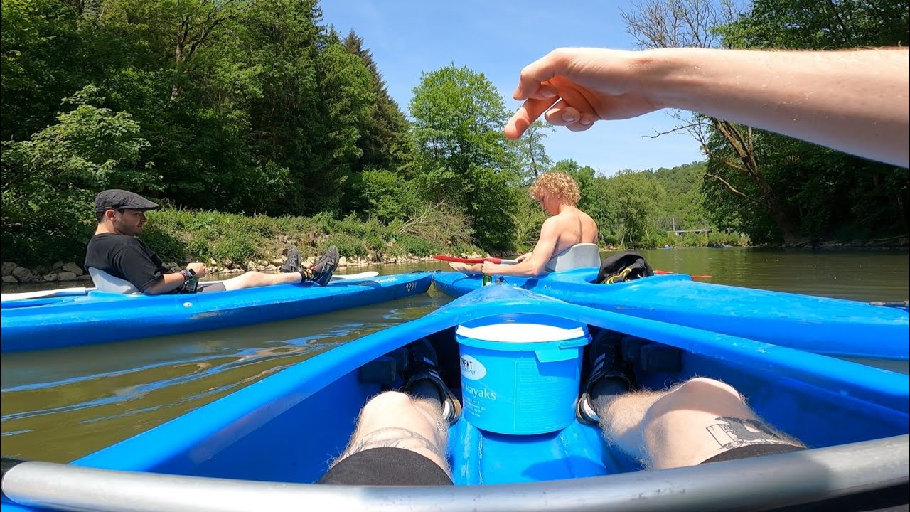 KAYAKING GONE SIDEWAYS W/ FRIENDS - YouTube