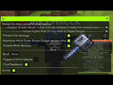 Minecraft Op Macekill Addons For Meteor Client 1.21.4 - YouTube