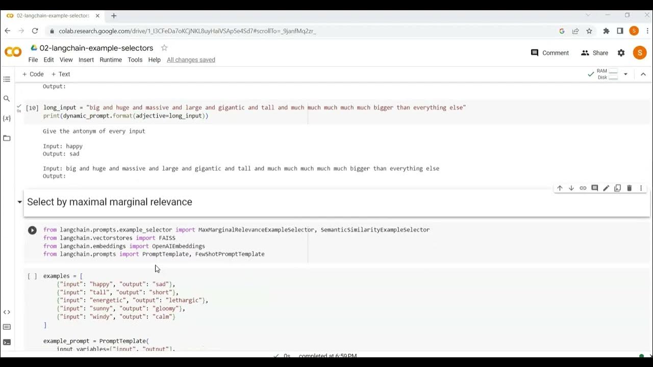 Langchain - Example Selectors - YouTube