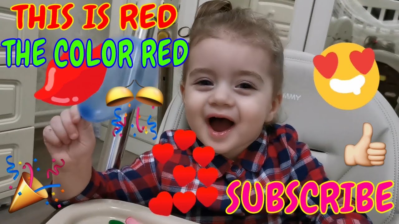 This is red, the color red, 台灣, 美国 smile and learn along with Ariana ...