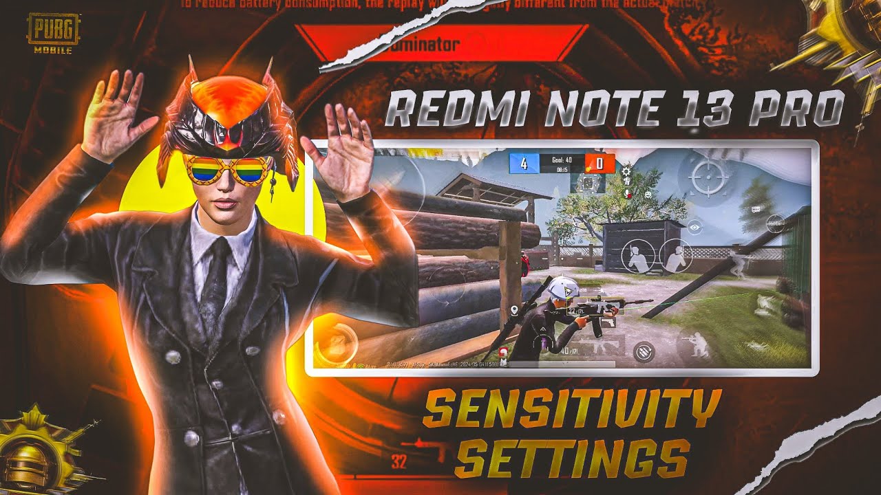 Redmi Note 13 Pro Pubg Sensitivity Settings | Smooth + Extreme - YouTube