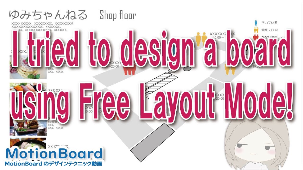 I tried to design a board using Free Layout Mode!【MotionBoard Design ...