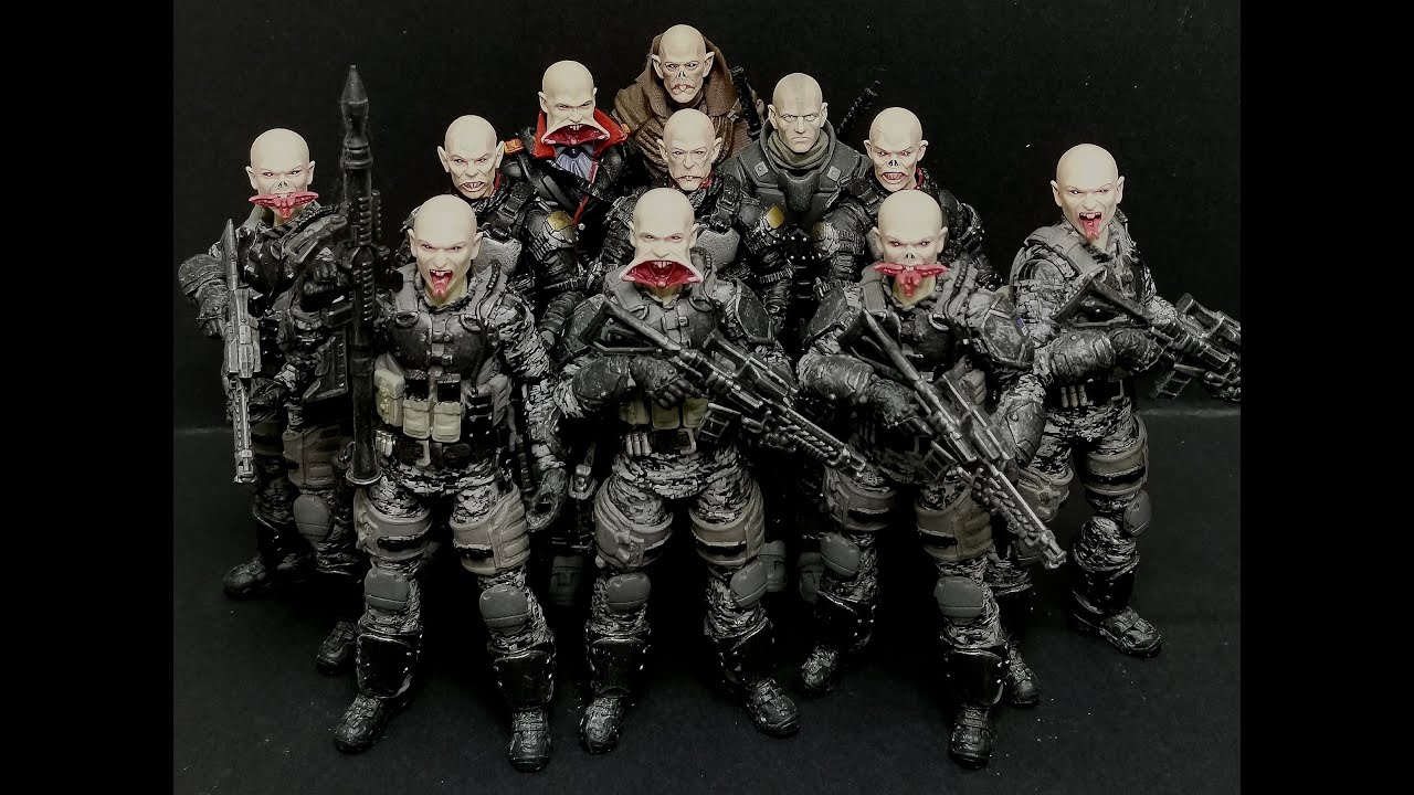 Vampires action figures | Blade, The Strain in 1/18 scale - YouTube