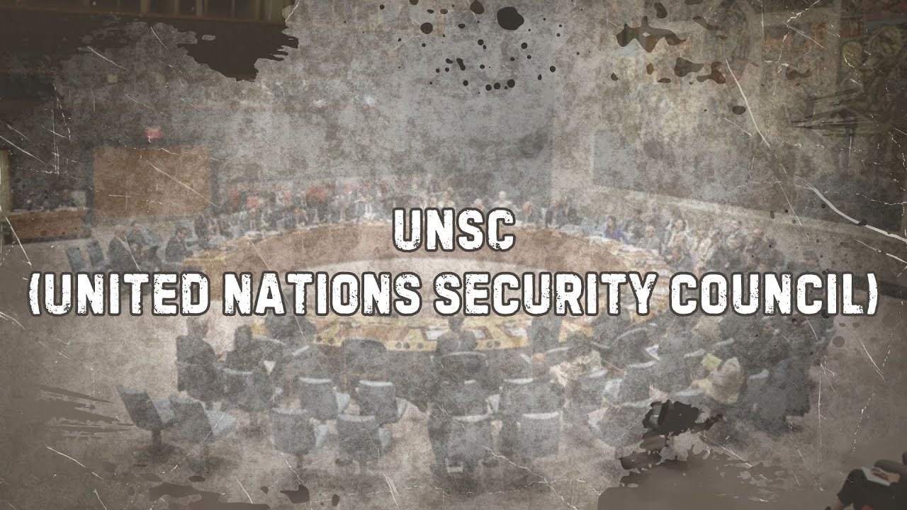 Introducing UNSC Committee (United Nations Security Council) | VPS’ MUN ...