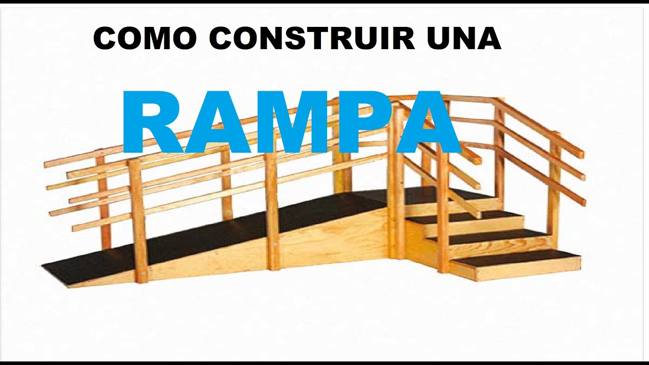 Construcción De Rampa De Madera