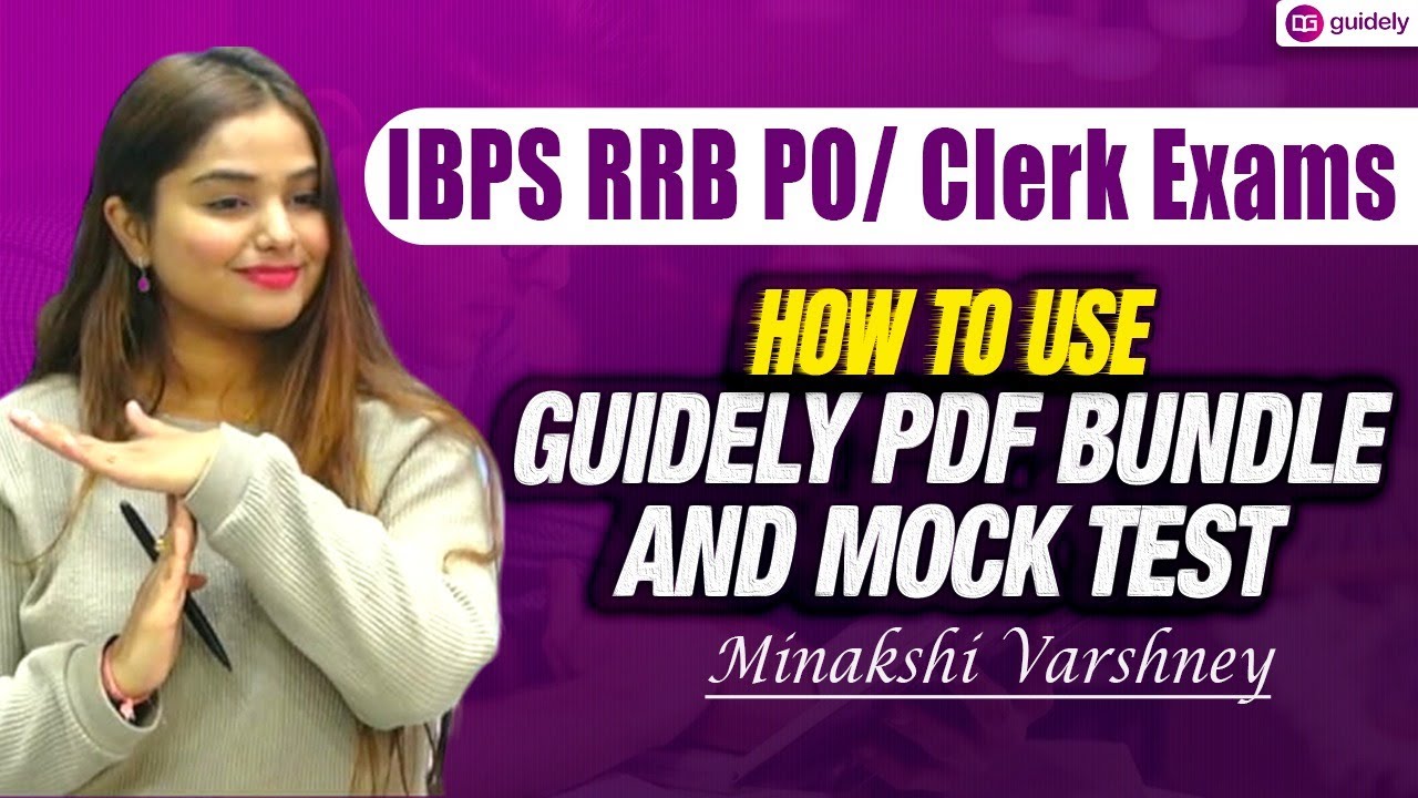 How to Use Guidely PDF Bundle with Mock Test For RRB PO/ CLERK ...