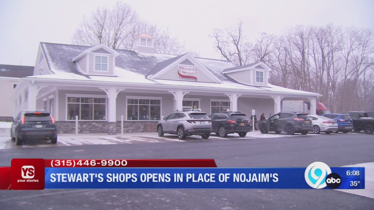 Stewart's Shops opens in place of Nojaim's in Marcellus - YouTube