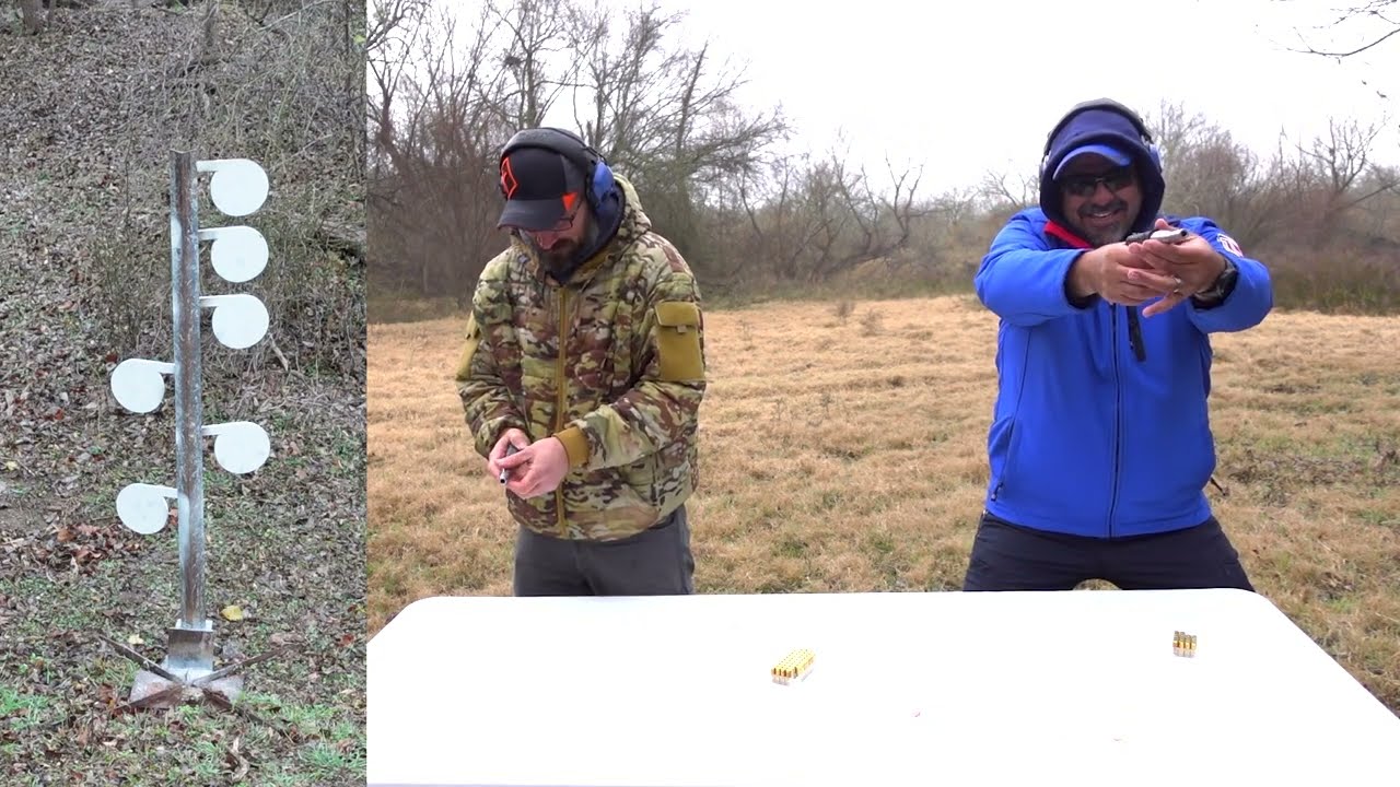 Dueling tree with single shot pistols | Special Forces Sniper vs. Pro ...