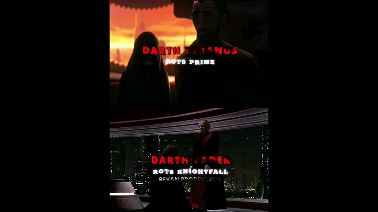 Knightfall Vader vs Count Dooku - YouTube