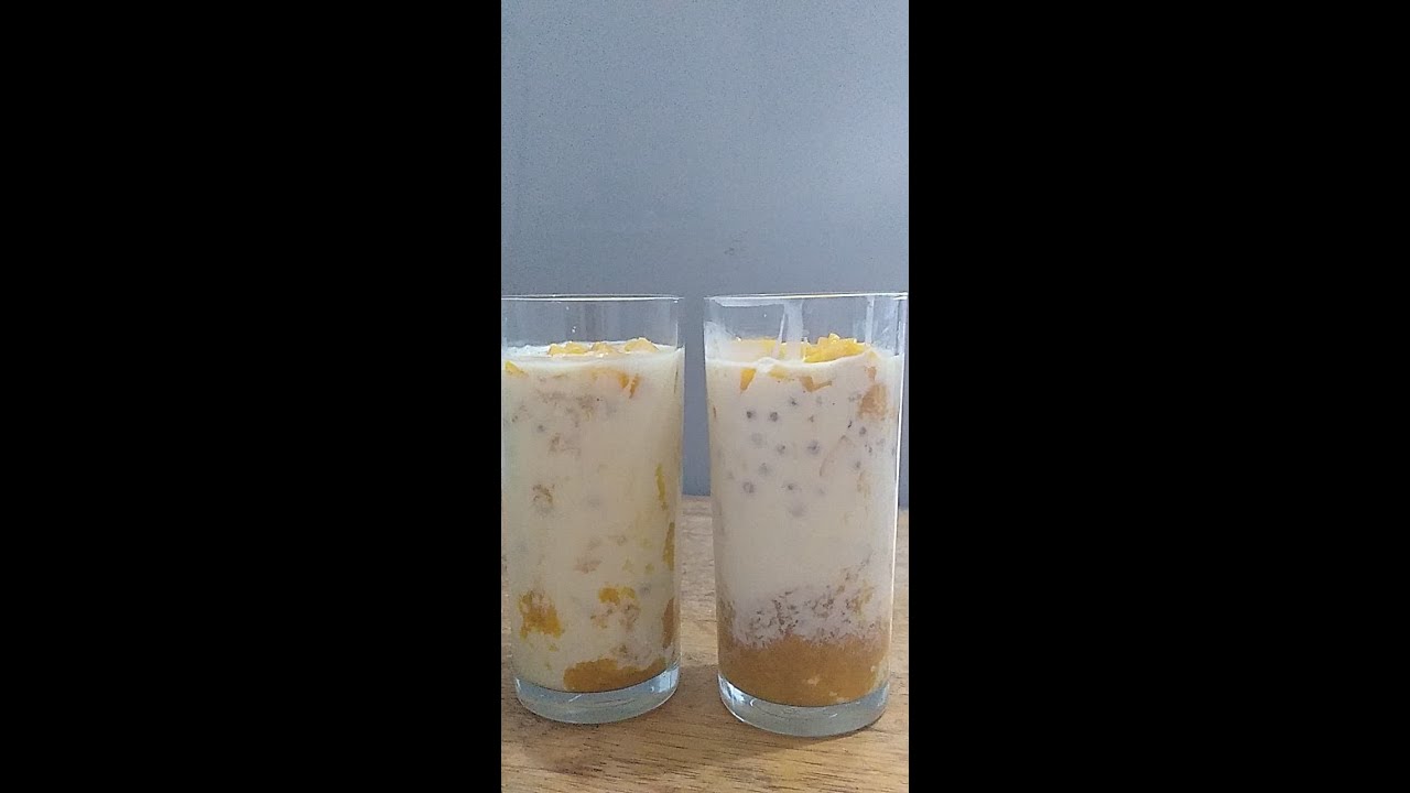 Making Yummy Filipino dessert "Mango Tapioca" - YouTube
