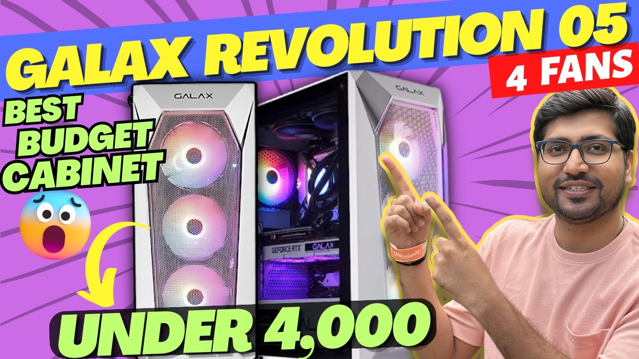 Galax Revolution 05 Review - Best Cabinet Under 4000🔥Galax PC Case (Rev ...