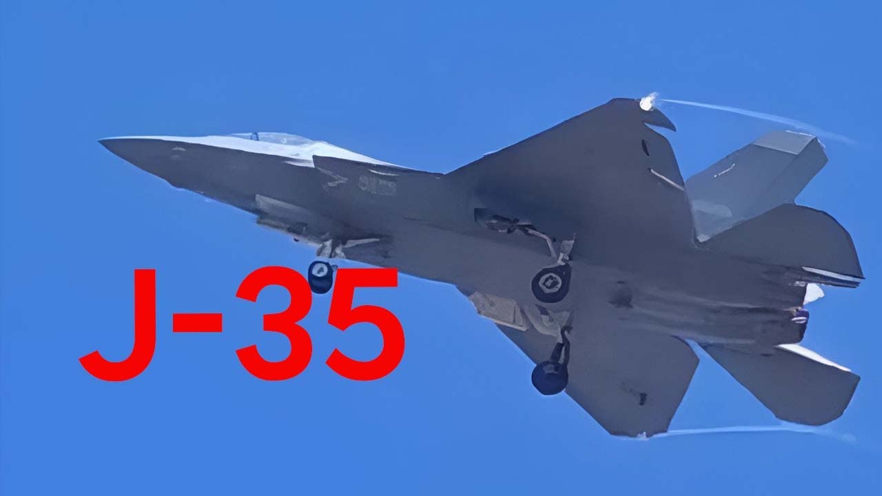 China's new J-35 fighter: preparing to be deployed on aircraft carriers - YouTube