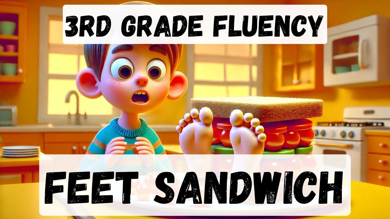 "Feet Sandwich" - Fun Reading Kids Fluency Story - 3rd 4th Grade ...