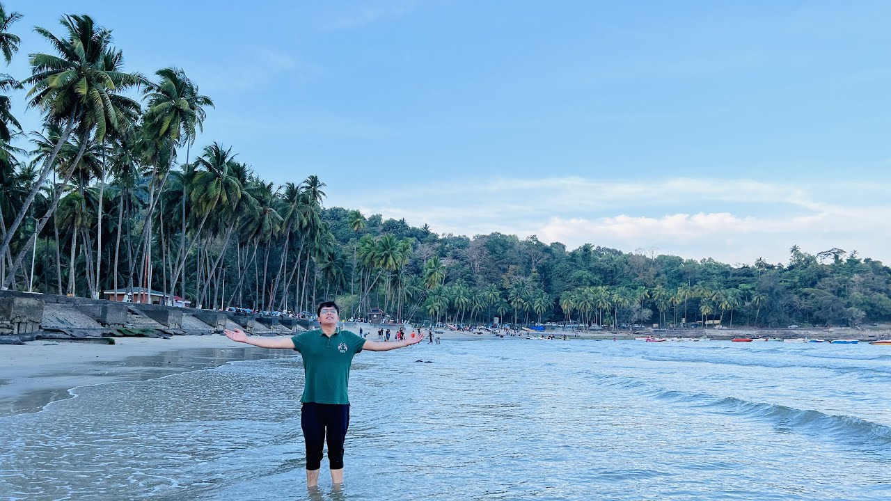 CORBYN COVE BEACH ll Port Blair ll South Andaman 🏝️ travel - YouTube