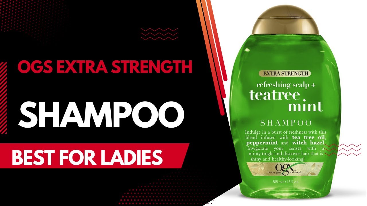 Shampoo | OGX Extra Strength Refreshing Scalp + Teatree Mint ...