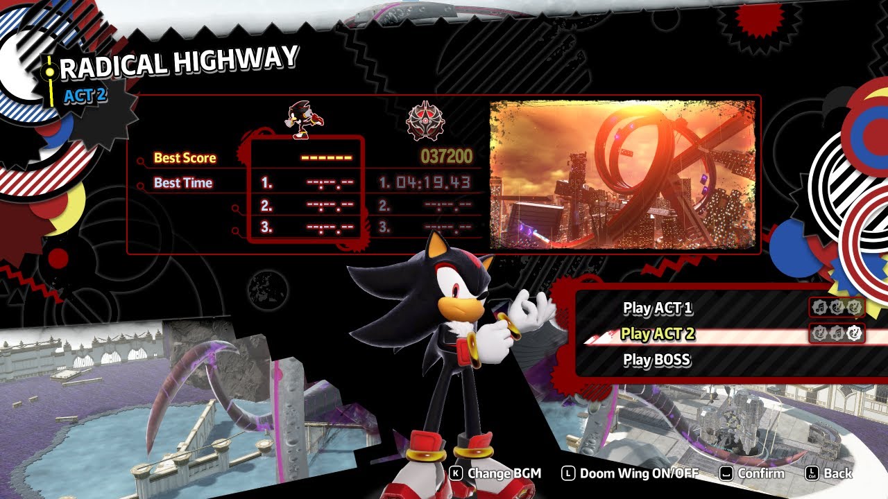 Sonic X Shadow Generations - Radical Highway Act 2 (S rank) - YouTube
