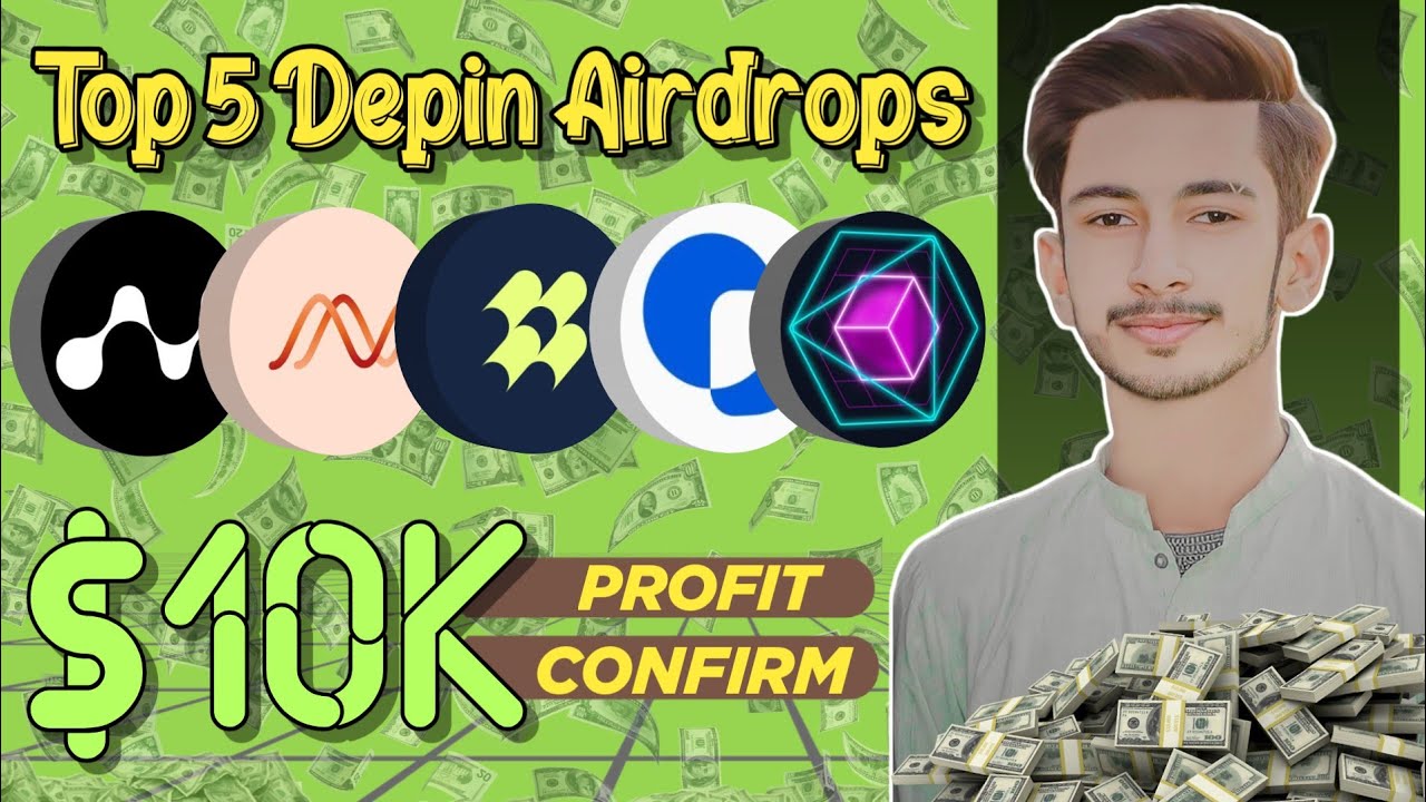 Top 5 Depin Airdrops | How to Farm FREE Airdrops with browser ...