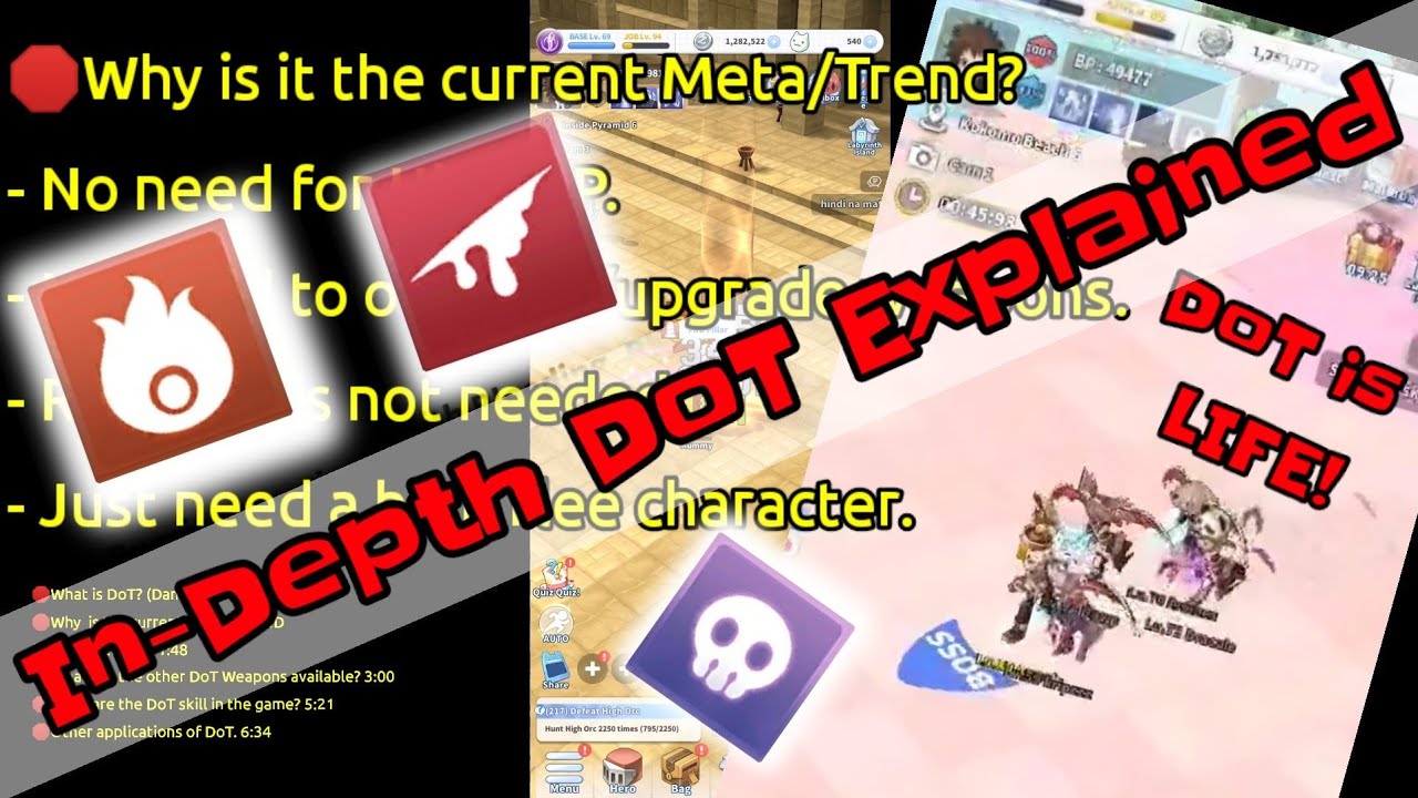 [RO LABYRINTH GUIDE] IN-DEPTH DOT EXPLANATION + DOT WEAPONS + DOT ...