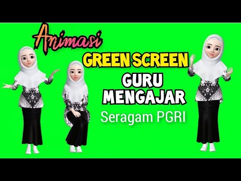 Green Screen Guru Mengajar Pakai Seragam PGRI - YouTube