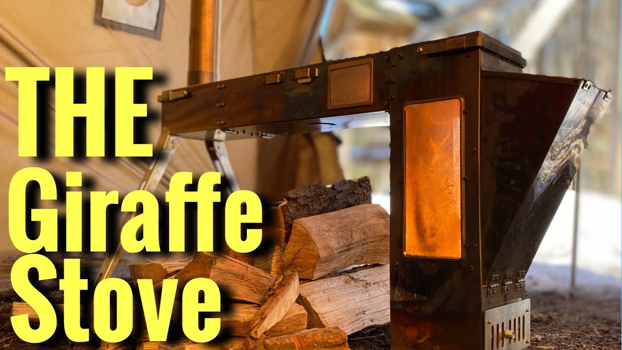 The FUTURE of Hot Tent Stoves The Giraffe Stove Review - YouTube