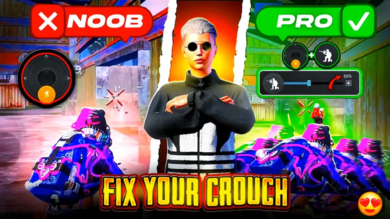 Fix Your Crouch Button + Perfect Placement for PUBG MOBILE |Tips ...