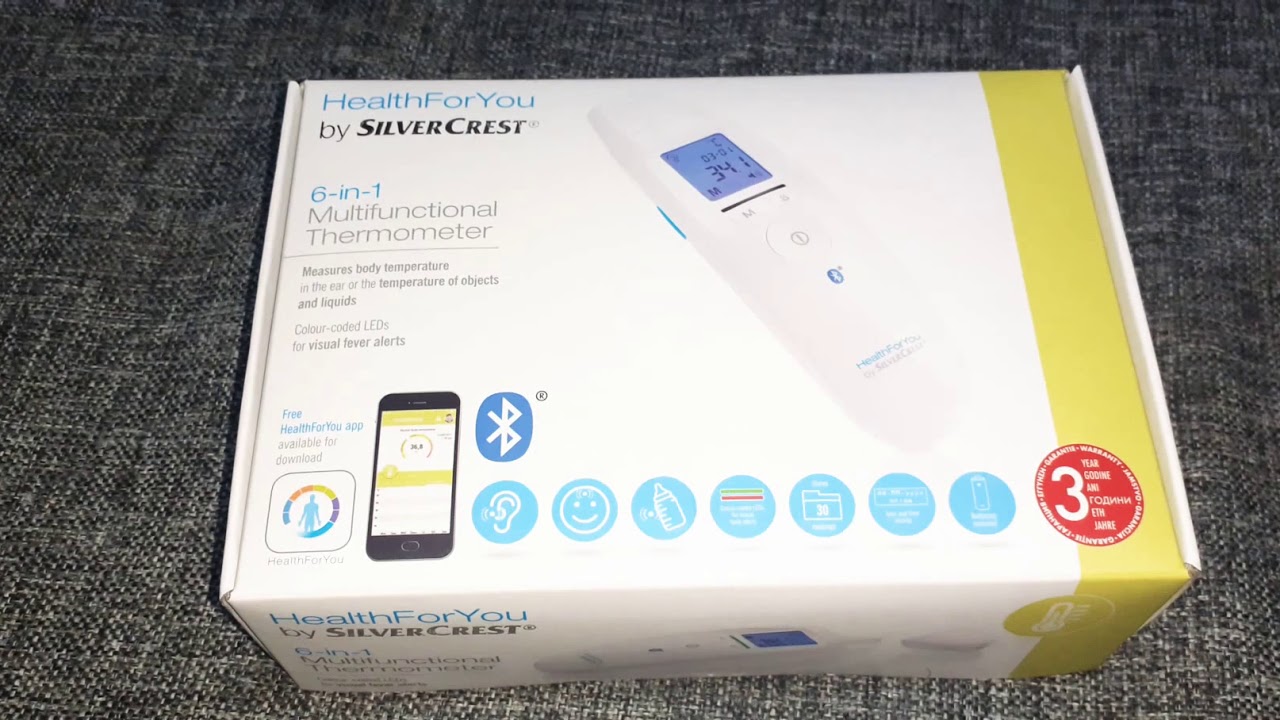 Termometru infrarosu Silvercrest 6 in 1!Unboxing infrared thermometer ...