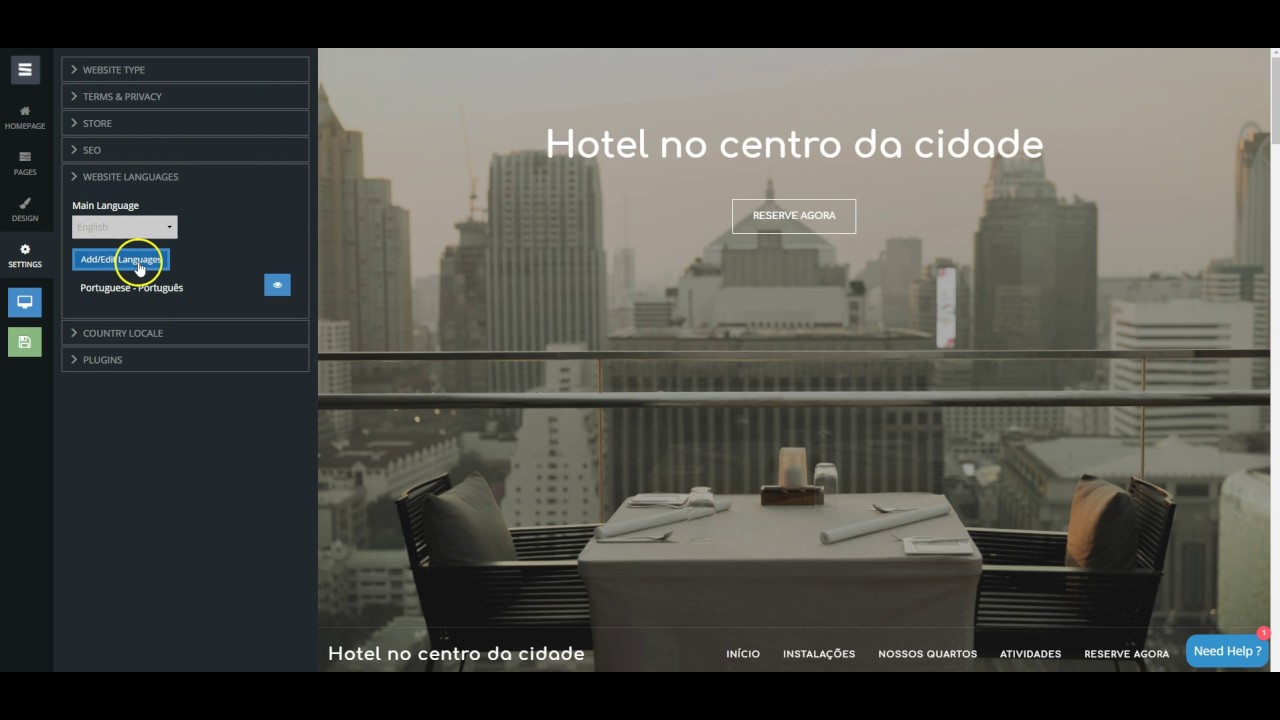 SITE123 - How to create multi-language website - YouTube
