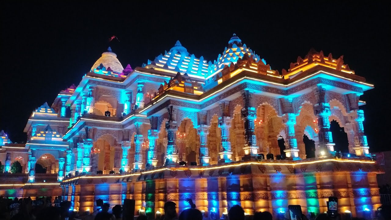 Santosh Mitra square this year pandal theme ( Ayodhya Ram Mandir ...