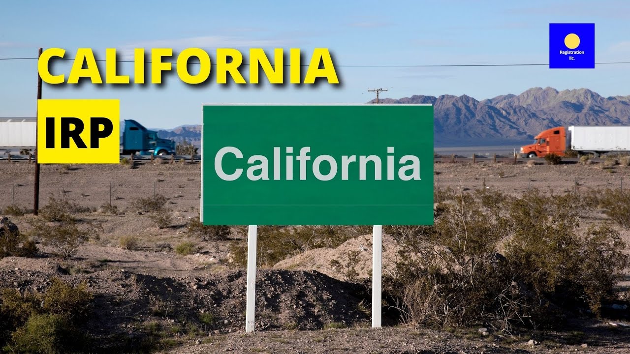 IRP California 🚚 💵 IRP Registration Provides Apportioned Or Pro-Rated ...