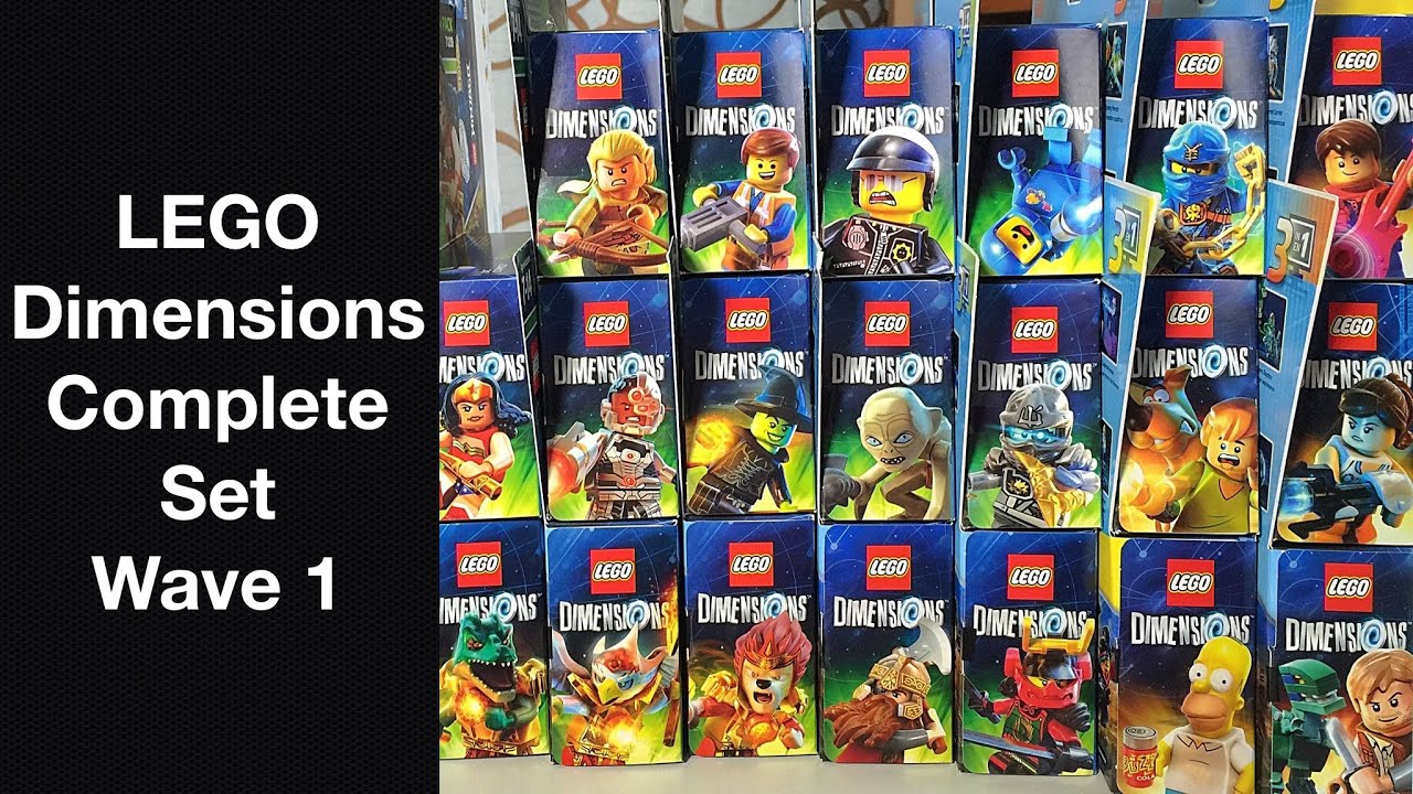 LEGO Dimensions Complete Set Wave 1 - MEGA Haul in 4K - YouTube
