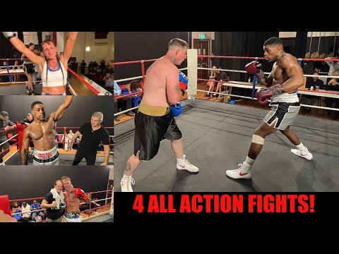 Great Knockout! 4 More All Action Fights! - IBA Fight Night! 14th Sept ...