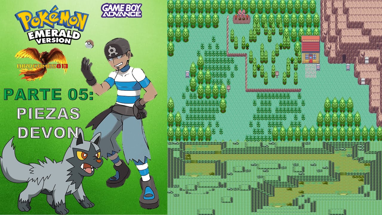POKEMON ESMERALDA PARTE 05: PIEZAS DEVON - YouTube