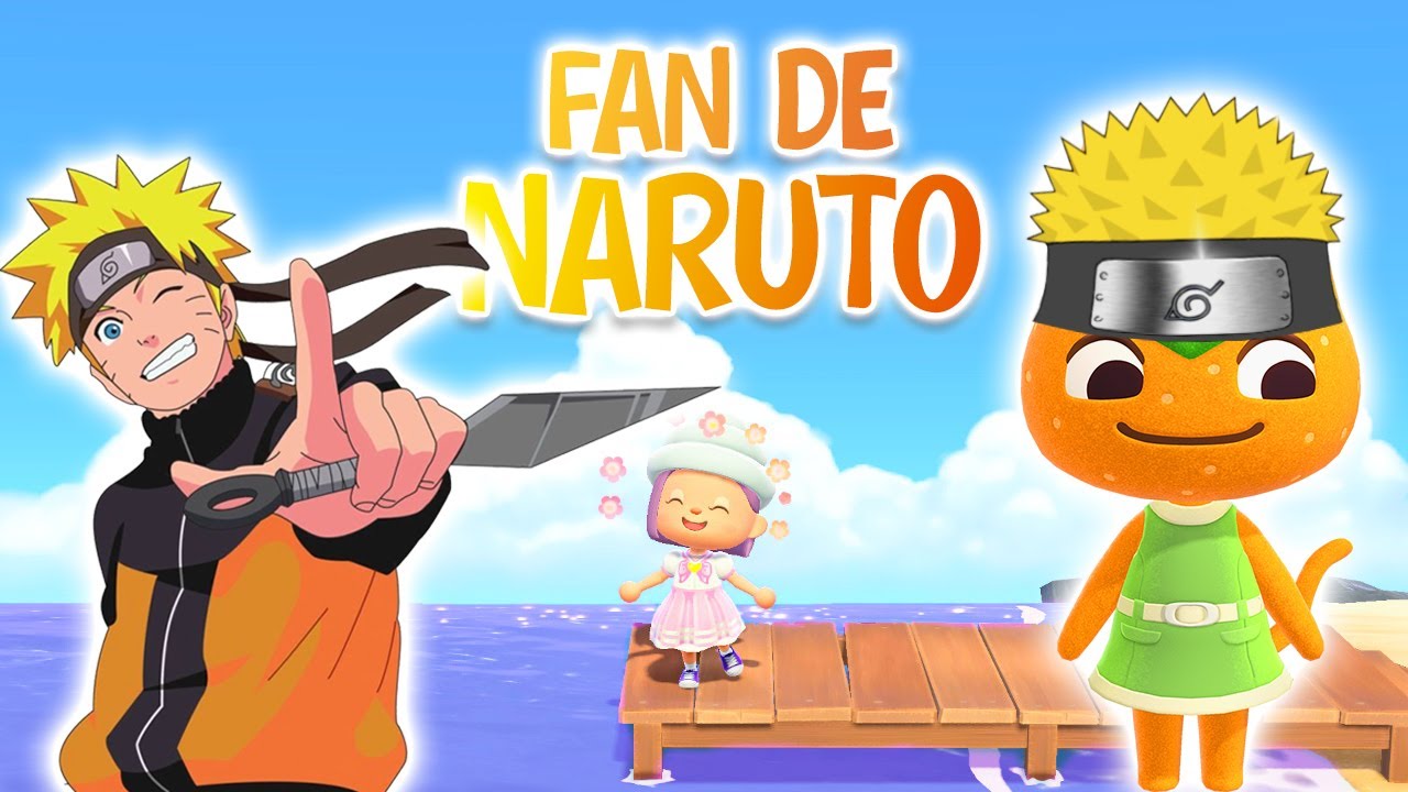 UNE FAN DE NARUTO DANS ANIMAL CROSSING ! #ACNH - YouTube