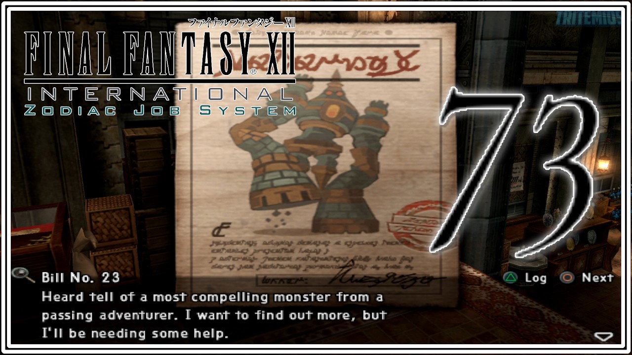 Final Fantasy XII IZJS #73 - Goliath Hunt in Necrohol of Nabudis - (No ...