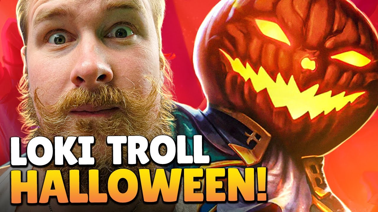 LOKI - TROLLANDO O INCON NO HALLOWEEN! SMITE - YouTube