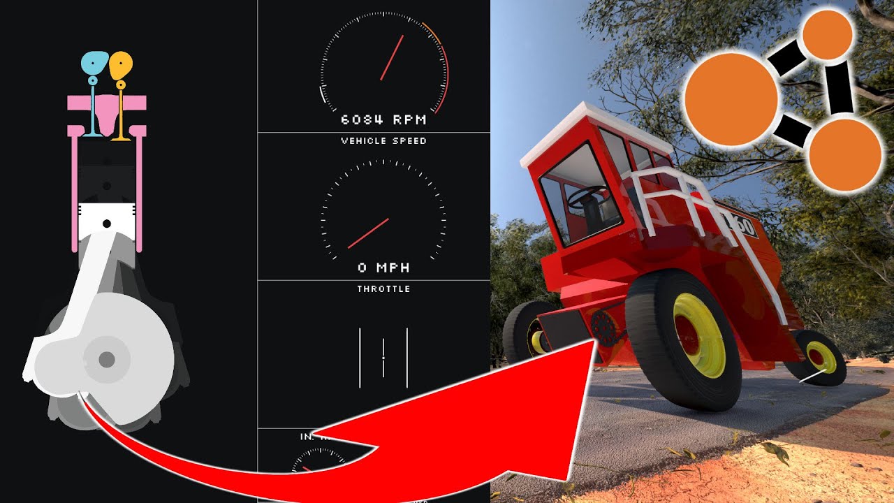 I put my ENGINE SIM Engine -INTO- BeamNG (includes tutorial) - YouTube