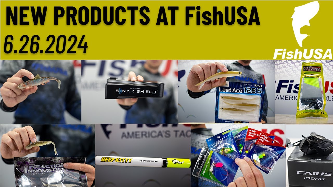 New Products At FishUSA - 6.26.2024 - From Eagle Claw, PK Lures ...