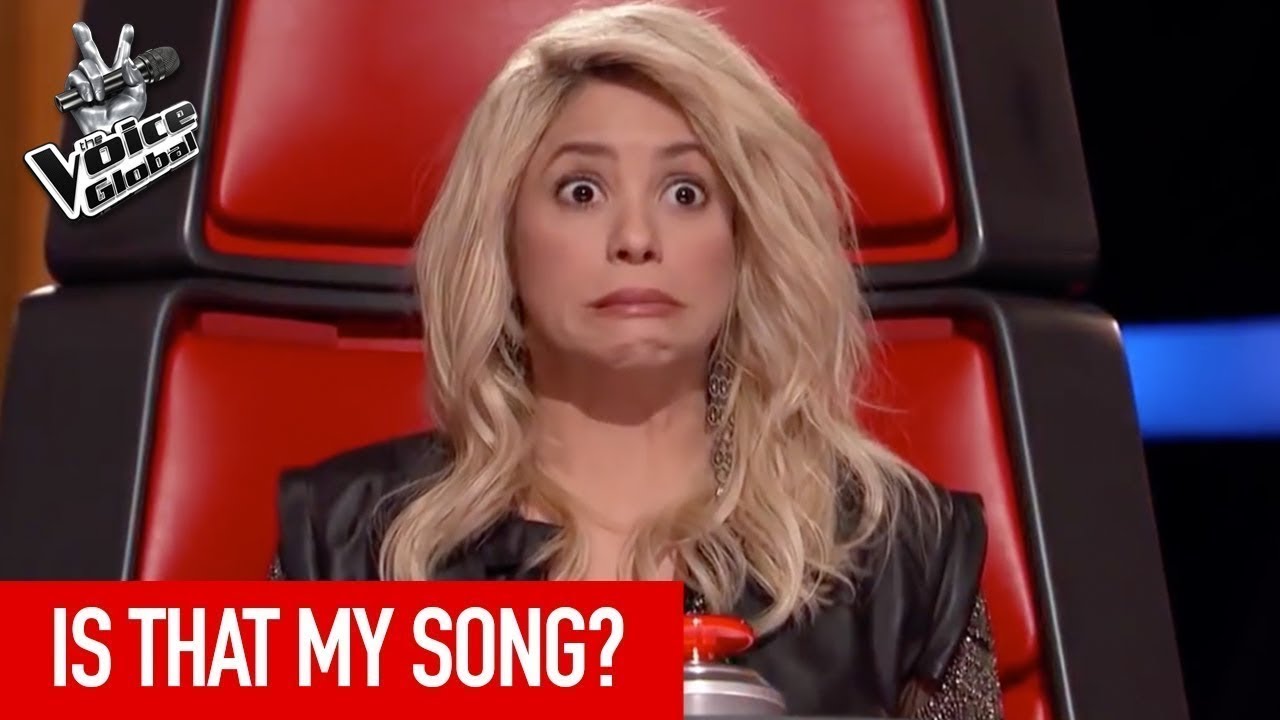 Shakira SHOCKED by fan singing her song! | The Voice - YouTube