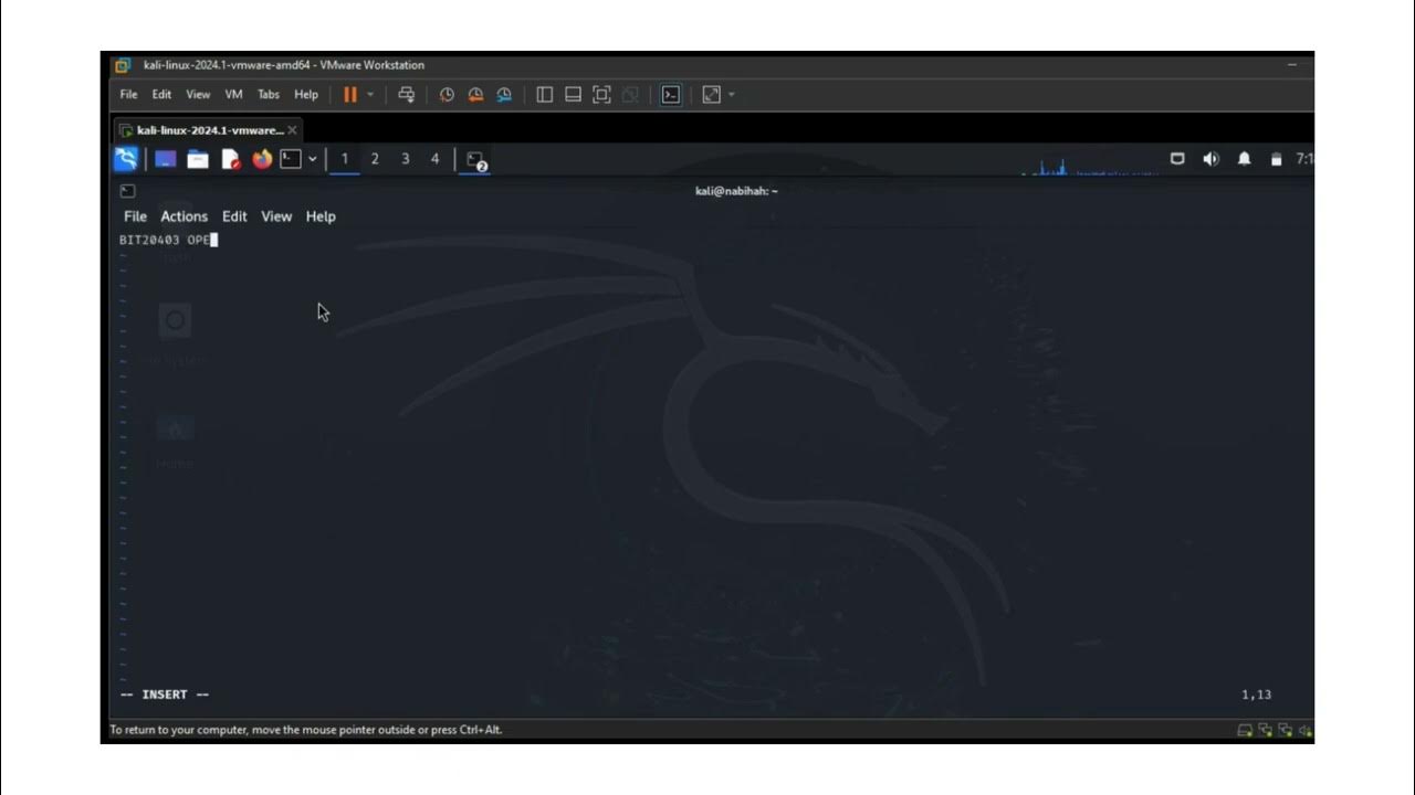 OPERATING SYSTEM VI EDITOR LINUX - YouTube