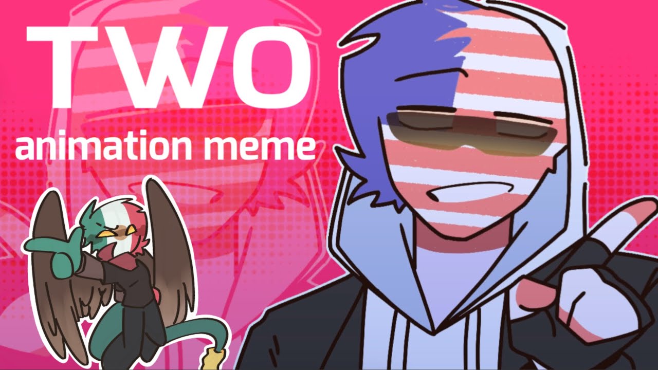 TWO meme animation // Countryhumans USA & Mexico (FlipaClip) DESC - YouTube