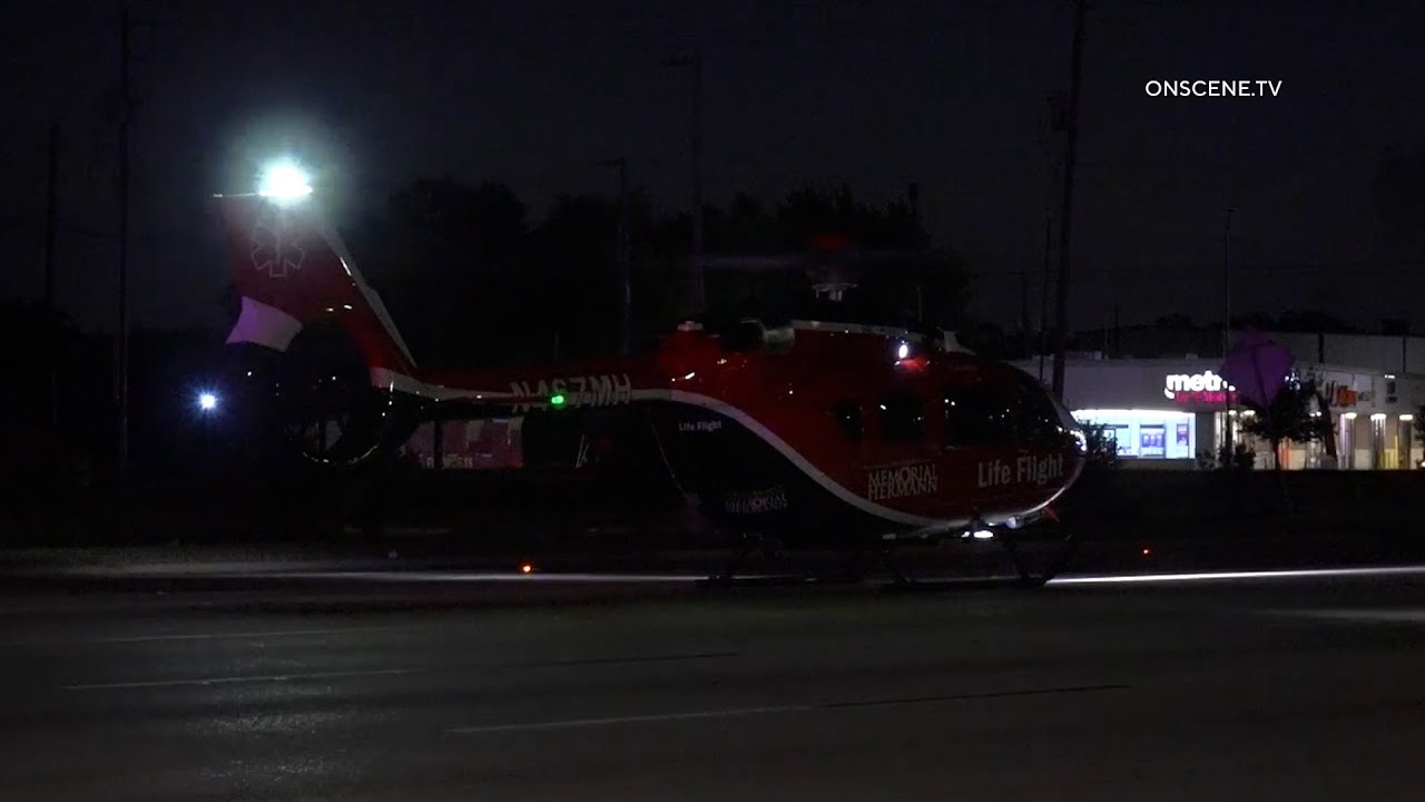 Life Flight Major Accident In Houston TX - YouTube