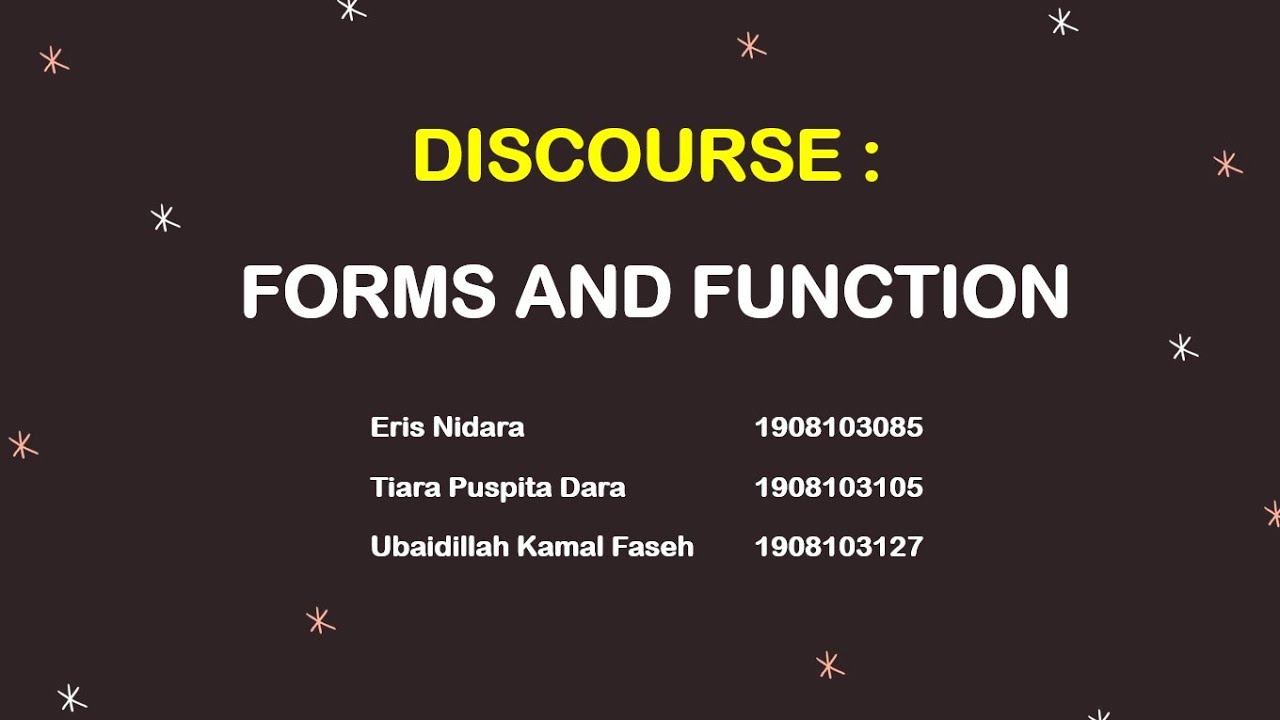 Psycholinguistics | Discourse: Forms and Function - YouTube
