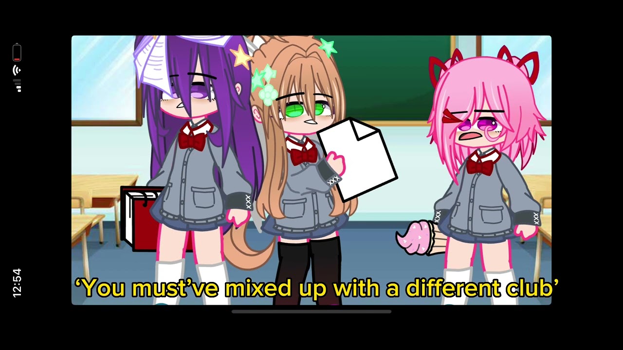 ‘Meet my new ddlc ocs’||ddlc||gacha club|| - YouTube