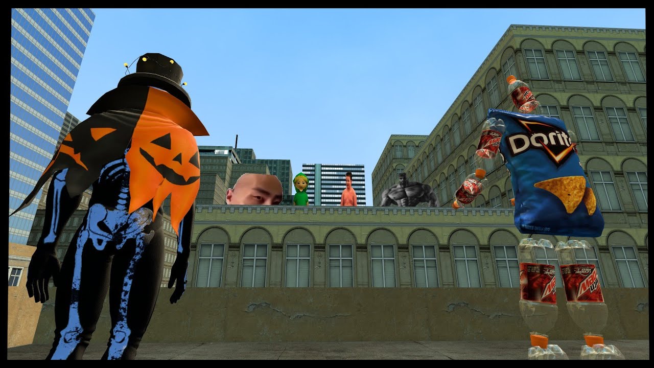 The chaos continues in gmod - YouTube