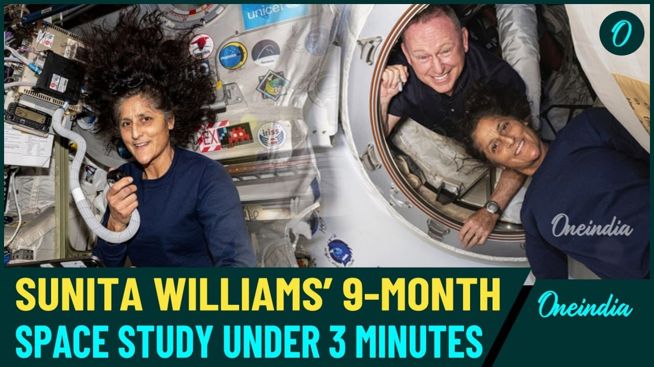 Sunita Williams' 9-Month Study in Space: 900 Hours of Research, 62 ...