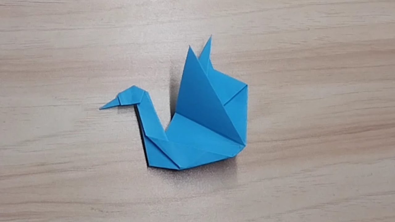 HOW TO MAKE SWAN ORIGAMI EASY | SWAN PAPER CRAFT EASY | ORIGAMI SWAN ...