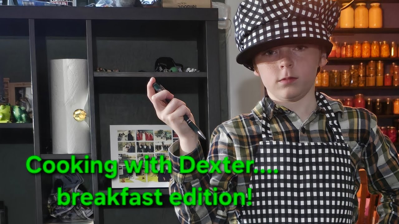 Cooking with Dexter.... breakfast edition! #meals #cooking #eggs - YouTube