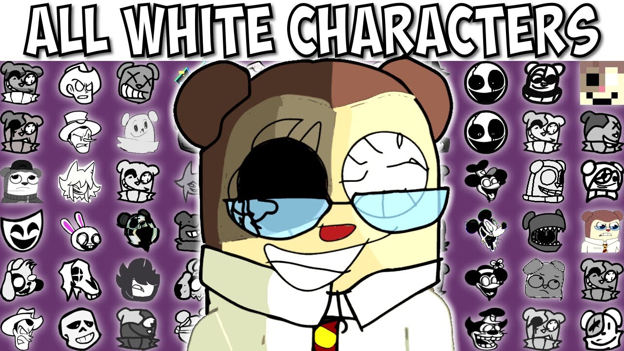 ALL WHITE TEST | FNF Character Test | Gameplay VS My Playground - YouTube
