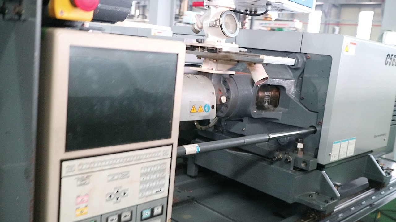 SUMITOMO 220TON - USED INJECTION MOLDING MACHINE - YouTube